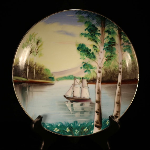 Vintage Occupied Japan Hand Painted Collector Plate of - Etsy