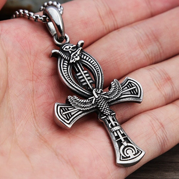 Silver Ankh Necklace - Etsy