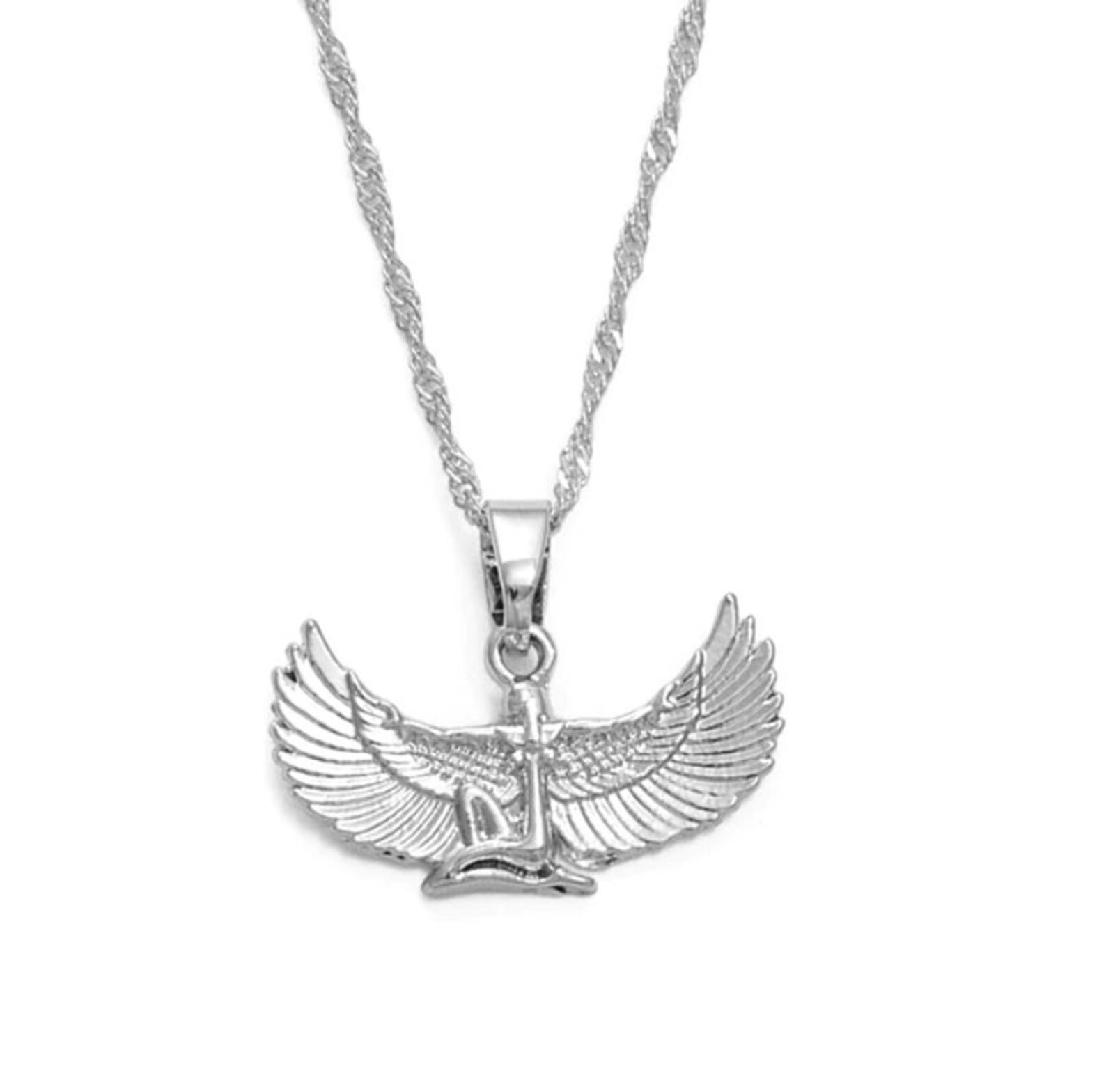 Egyptian Goddess Isis Necklace: Emblem of Magic & Divine Power Timeless ...