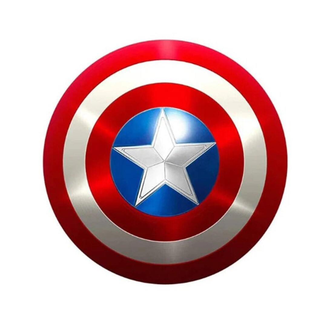 Marvels Avengers Legend Captain America Shield Metal Prop Replica ...