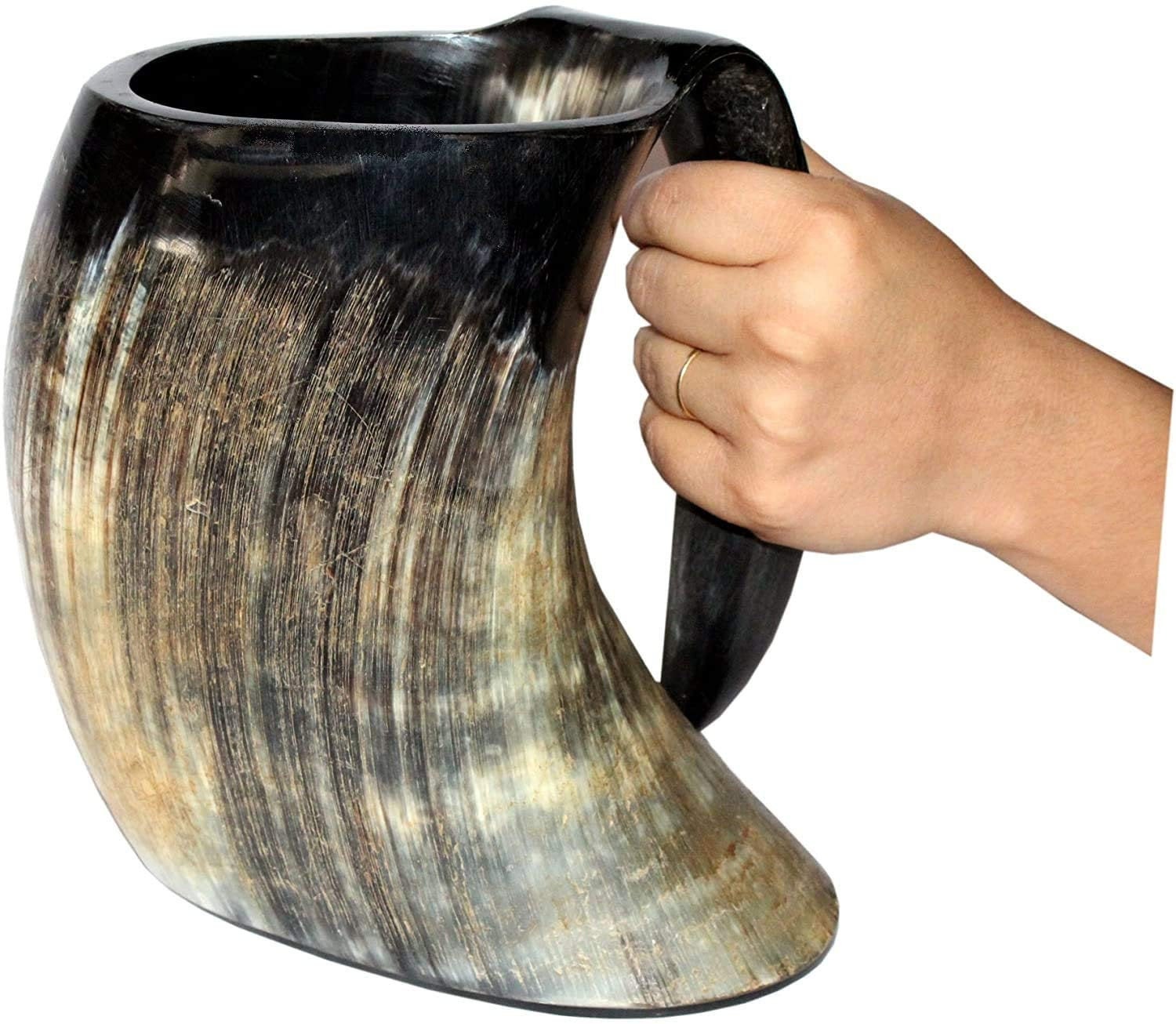 Viking Drinking Horn Mug Tankard Handcrafted Ale Stein | Etsy