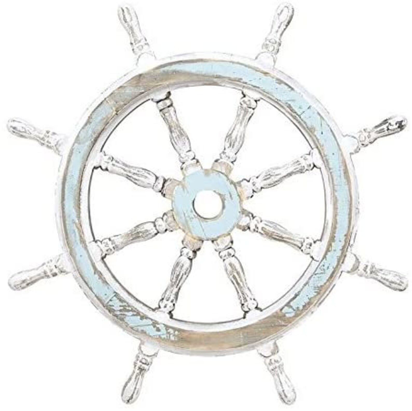 24'' Wooden Ship Wheel Pirate Rustic Captain Wall | Etsy