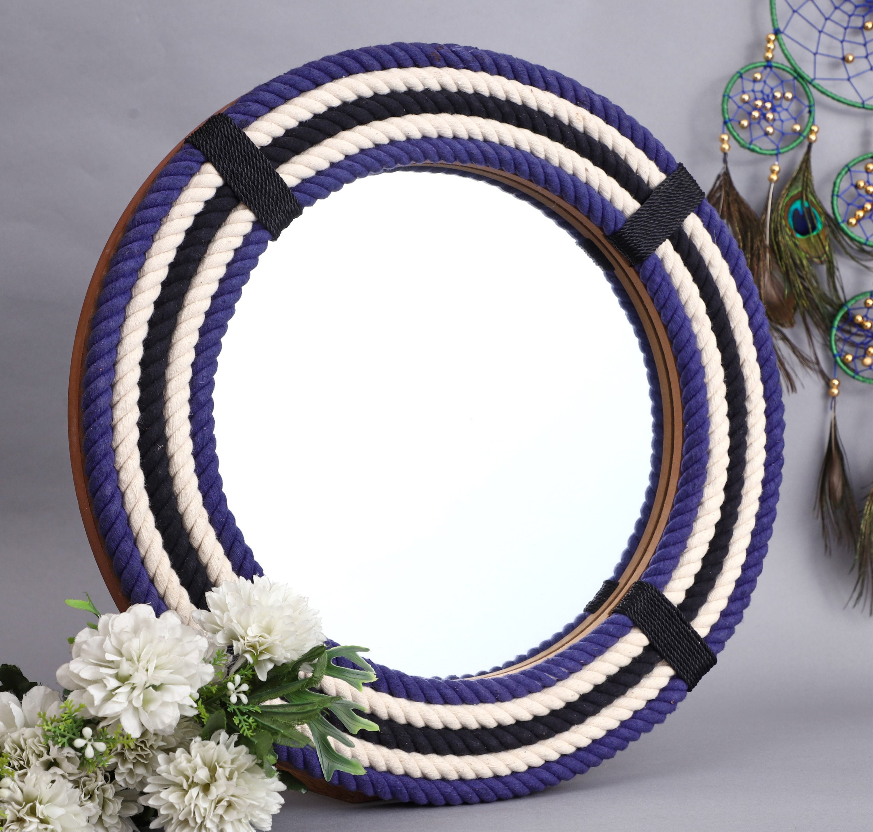 Nautical Jute Rope Mirror at Hector Dwight blog