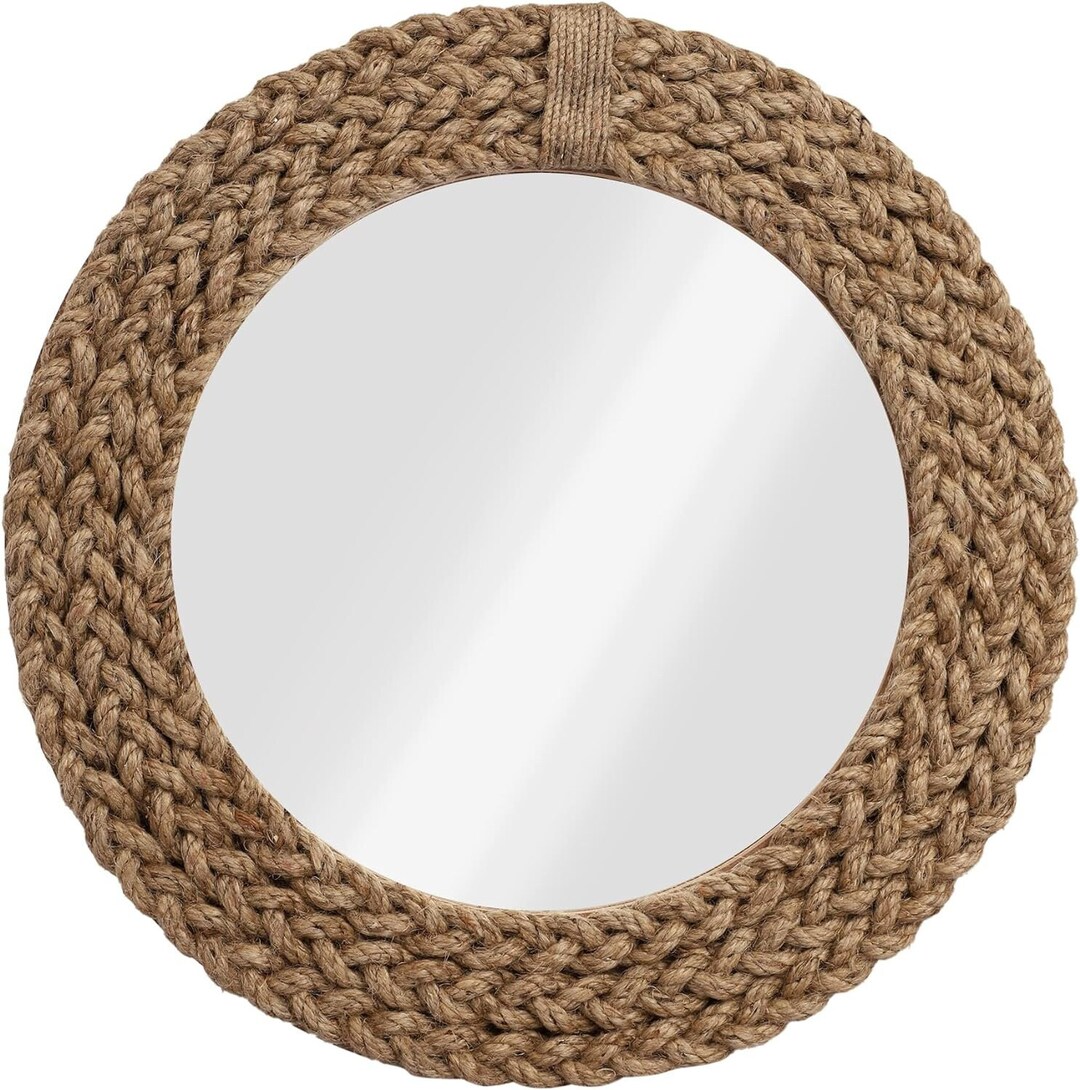 Premium Nautical Jute Rope Mirror Wooden Hanging Mirror - Etsy