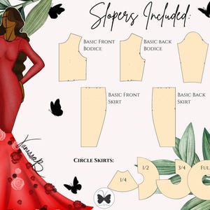 Beginner Sewing Pattern Blocks (patterns + Booklet) - Etsy