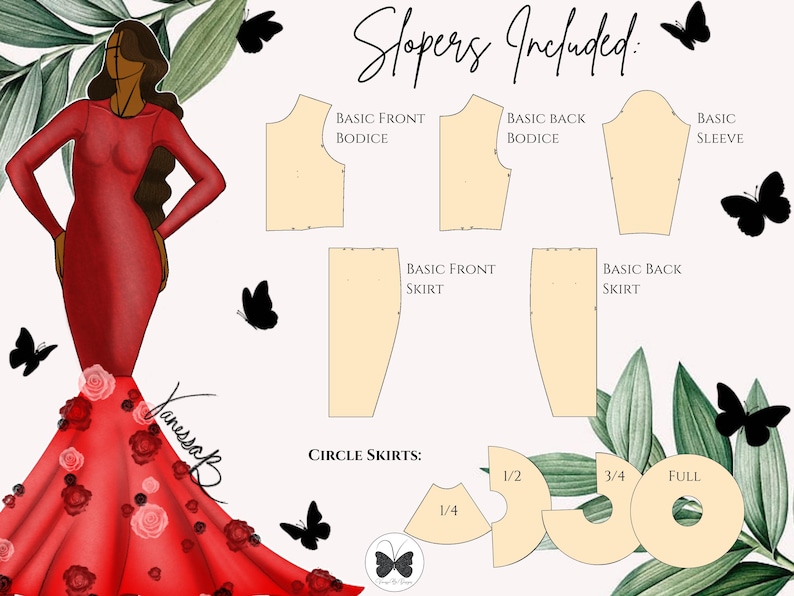 Beginner Sewing Pattern Blocks (patterns + Booklet) - Etsy