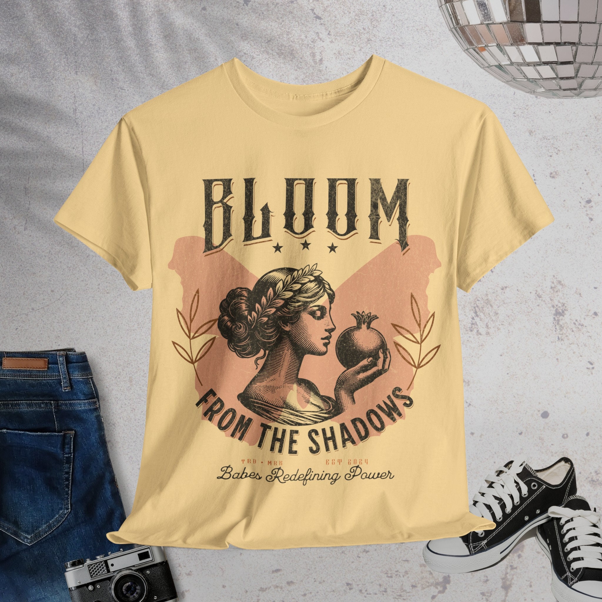 Bloom From the Shadows Persephone Shirt, Pomegranate Shirt, Greek ...