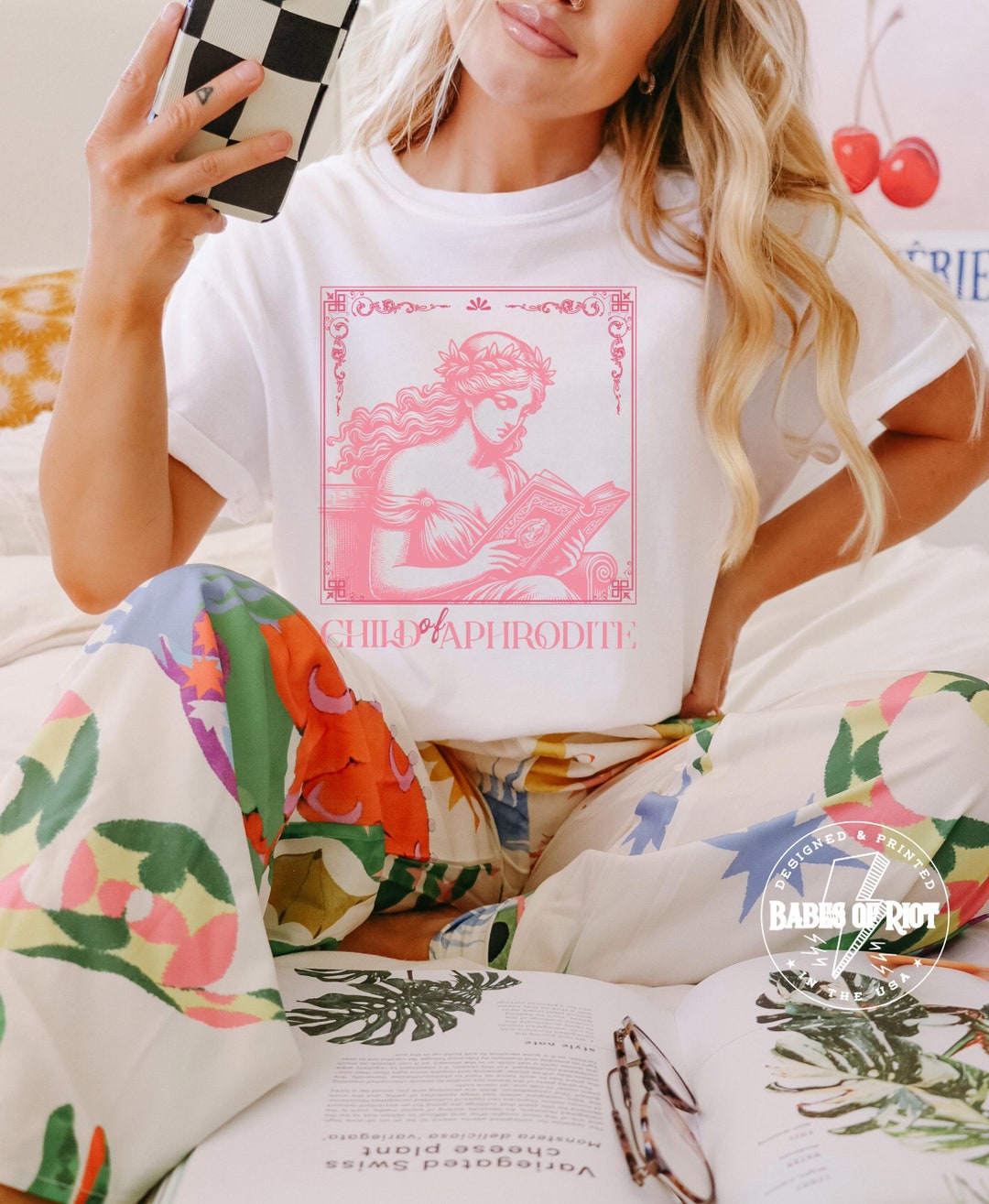 Child of Aphrodite T Shirt Gift for Her Dead Poets Society Greek ...