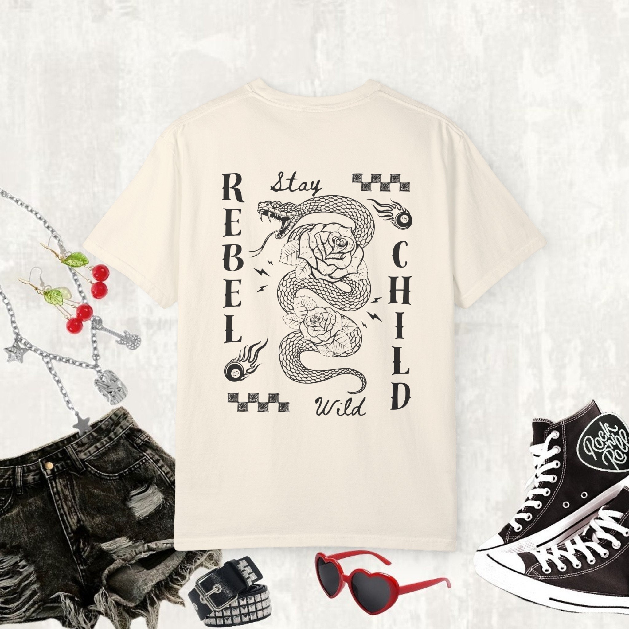 Stay Wild Rebel Child Downtown Girl Shirt, Burn the Patriarchy Rebel ...