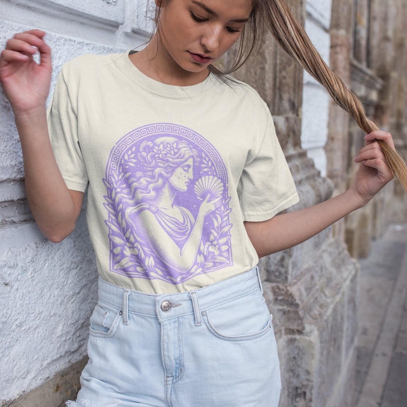 Librariancore Aphrodite Shirt Greek Goddess of Love Pastel Goth Shirt ...