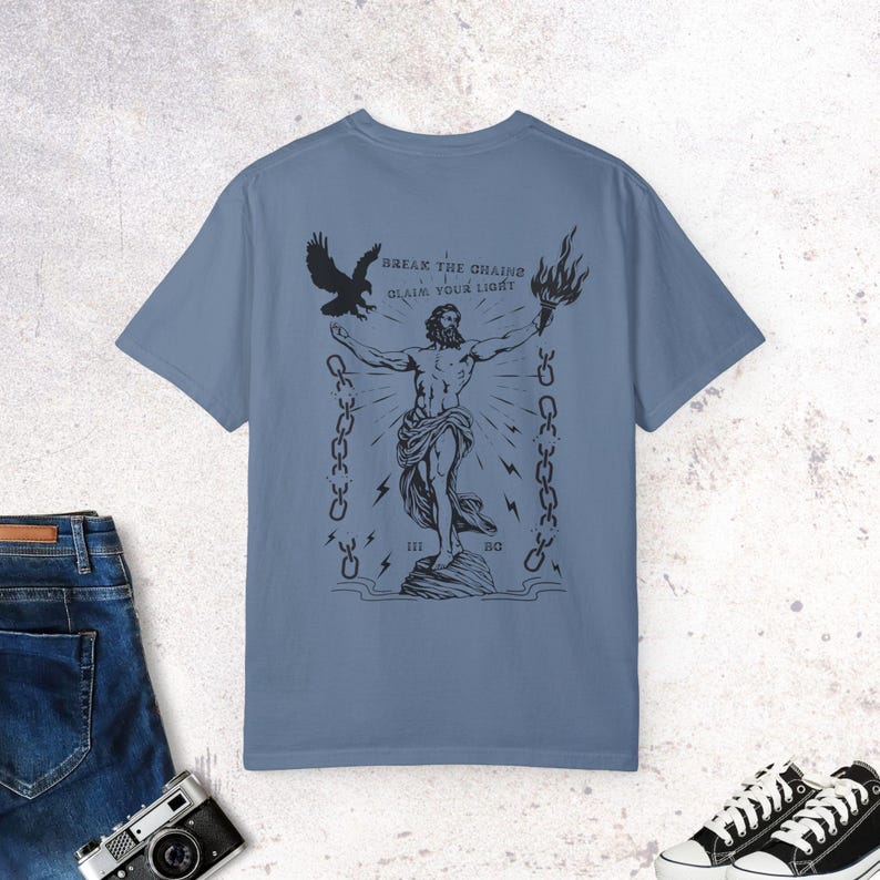 Prometheus Tarot Shirt Greek Mythology Prometheus Shirt Gift for Him ...
