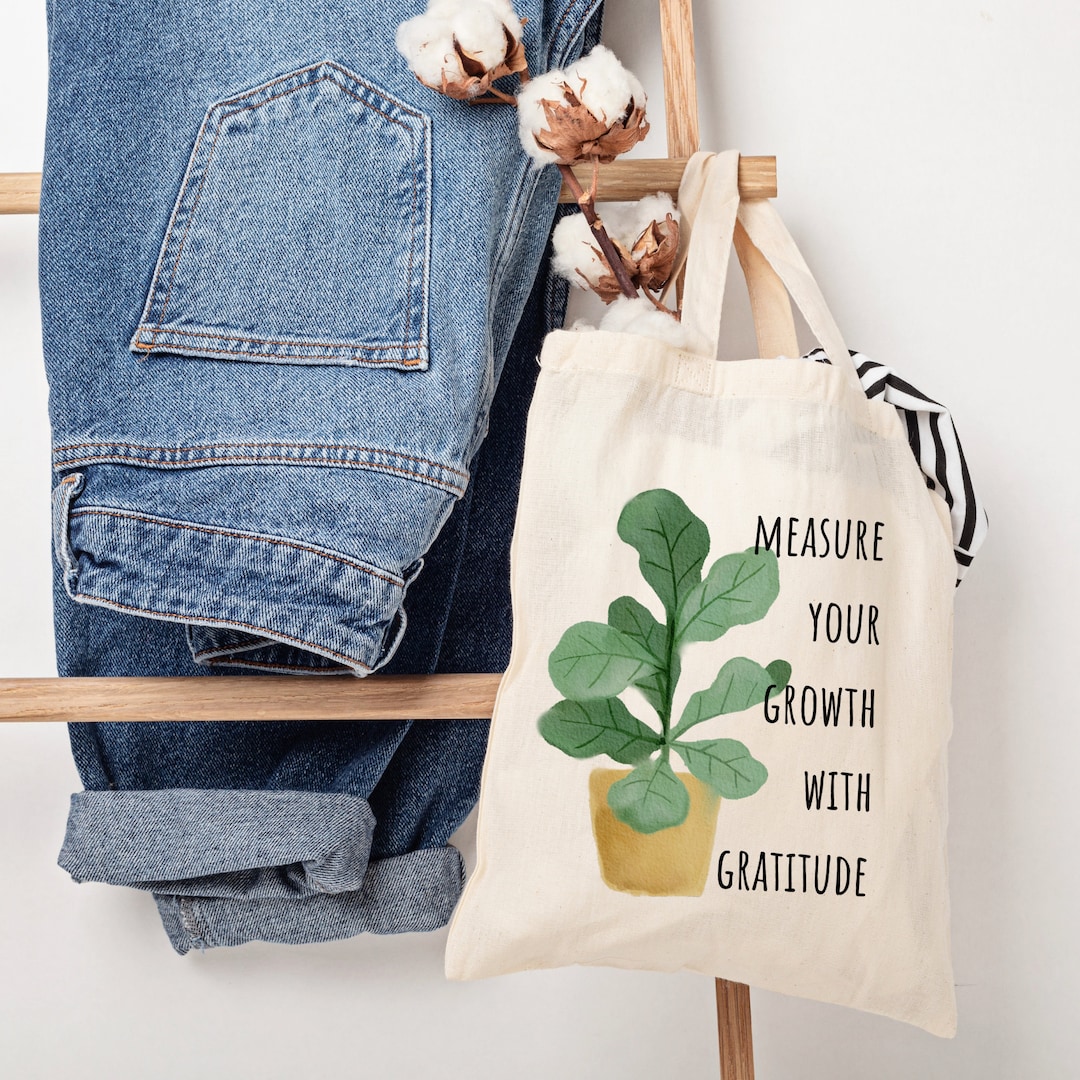 Fiddle Tree Gratitude Tote Bag Fiddle Tree and Gratitude Canvas Bag ...