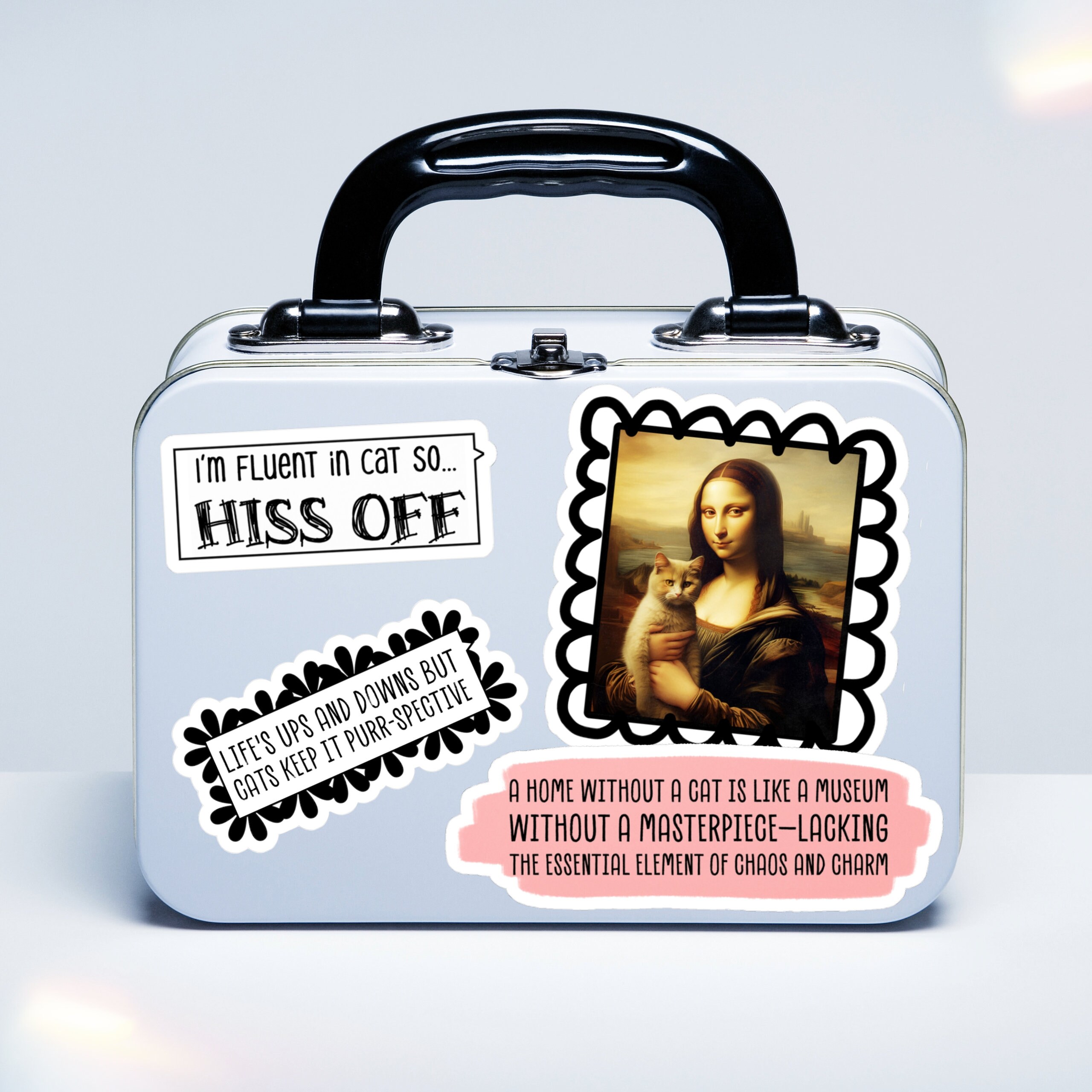 Mona Lisa -the Missing Piece Cats Masterpiece Stickers Collection ...