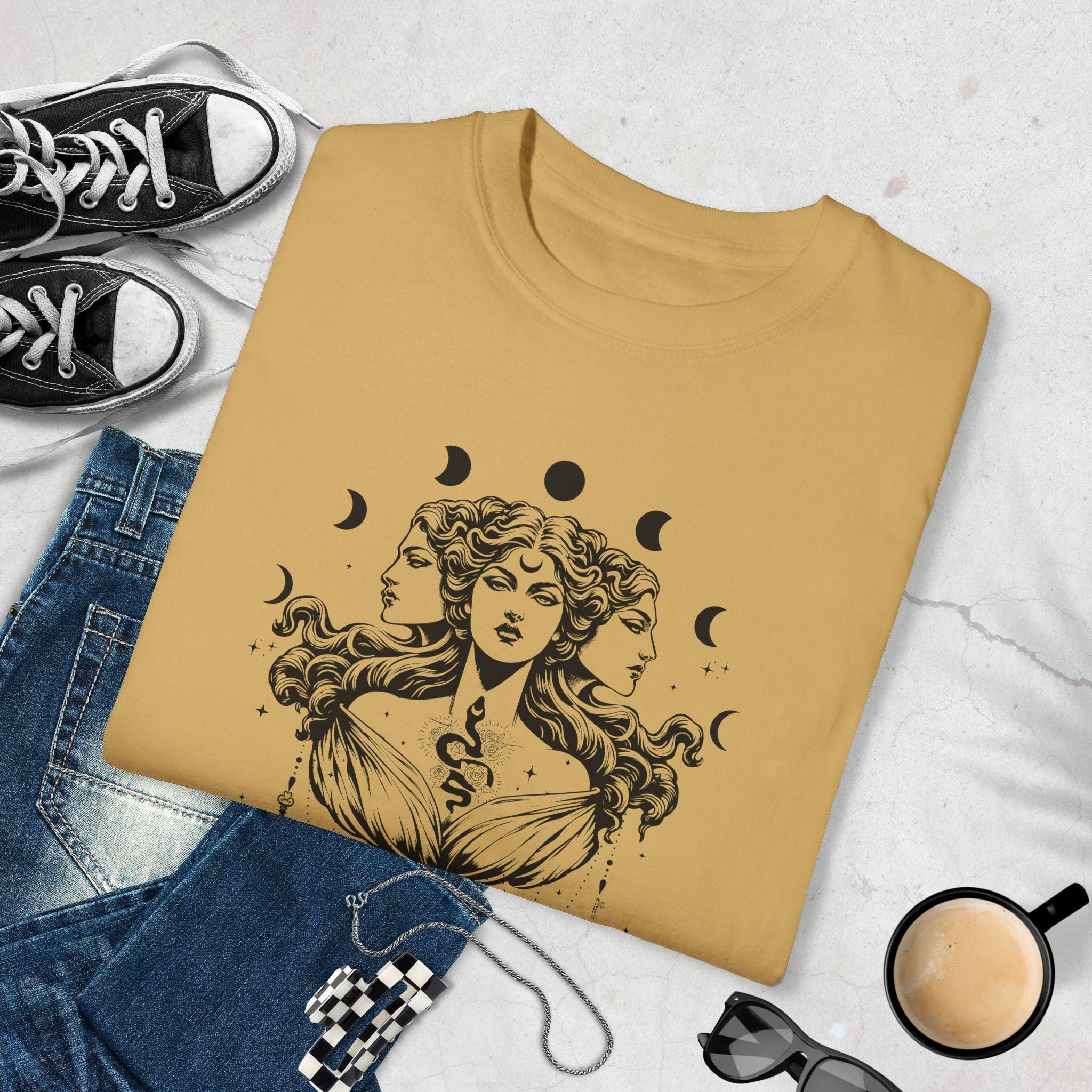 Hecate Shirt Greek Mythology Goddess Snake Shirt Dark Academy Womans ...