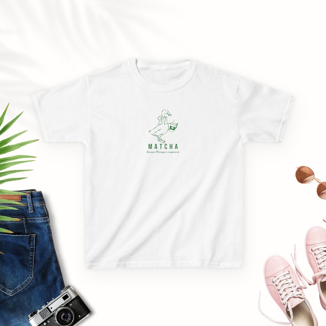 Matcha Shirt Matcha Lovers Shirt Unhinged Matcha Shirt Because Therapy ...