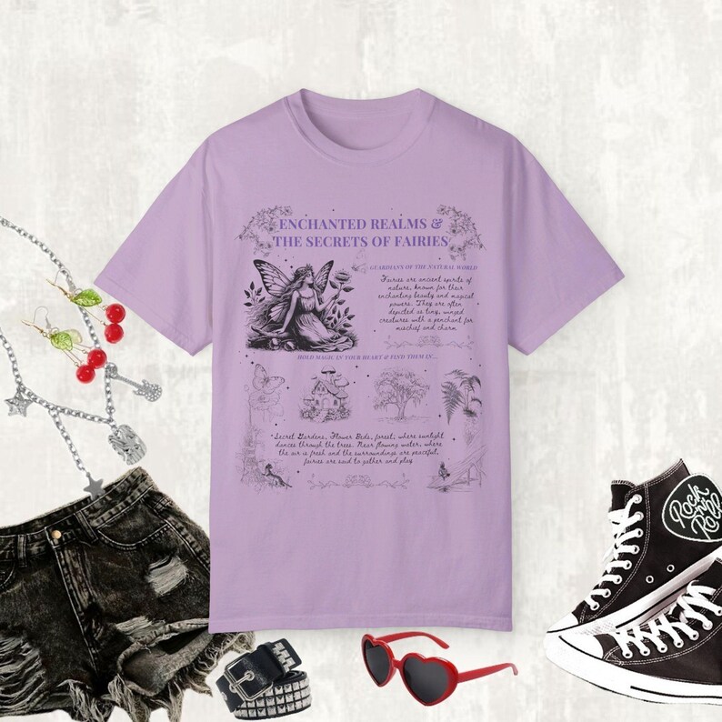 Fairy Lovers Gift Fairy Tale Shirt Botanical Shirt Fairies Shirt ...