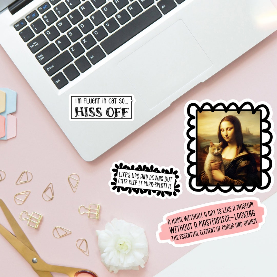 Mona Lisa -the Missing Piece Cats Masterpiece Stickers Collection ...