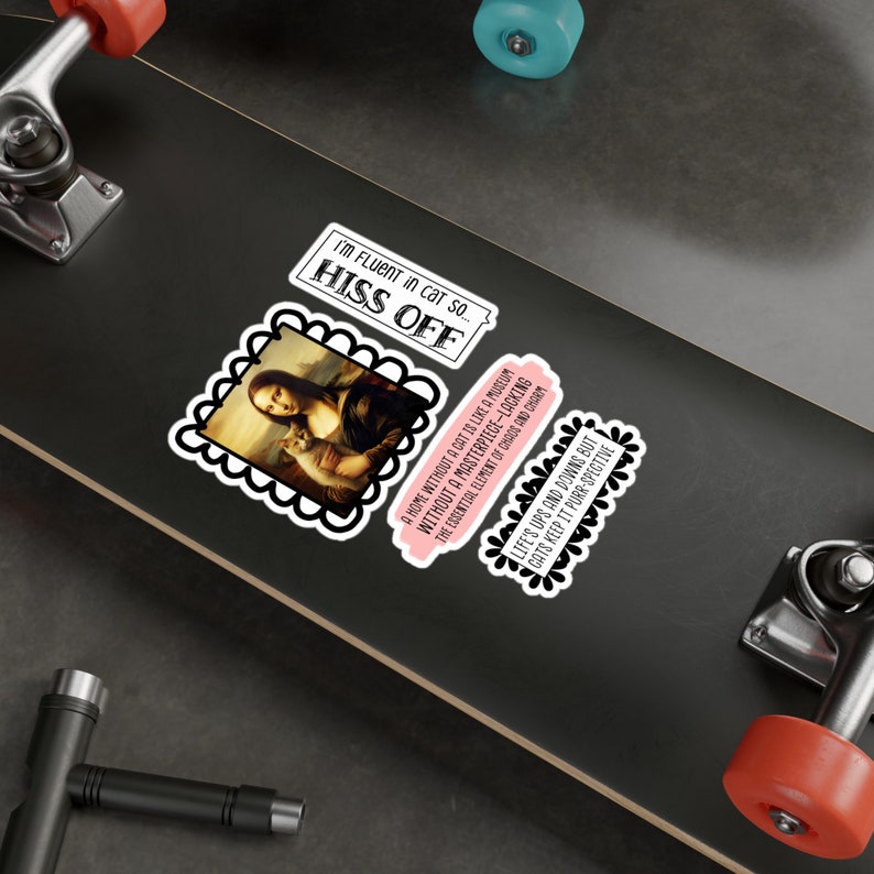 Mona Lisa -the Missing Piece Cats Masterpiece Stickers Collection ...