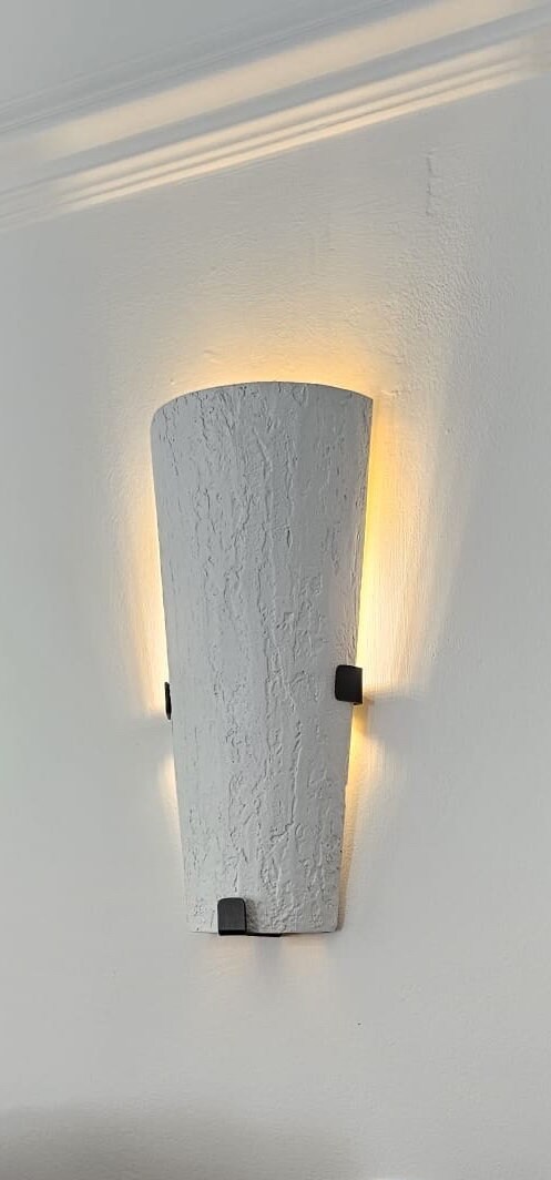 Plaster Slab Wall Light - Etsy
