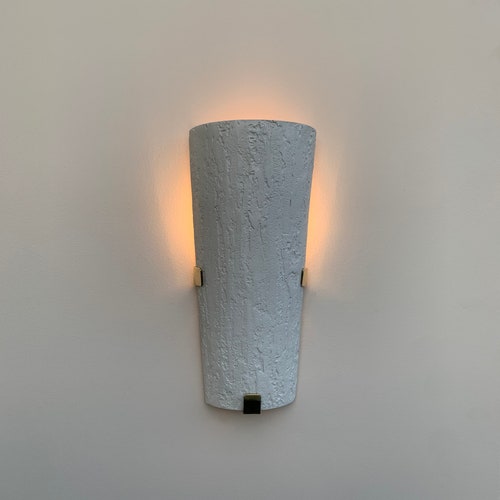 Plaster Cone Wall Light - Etsy