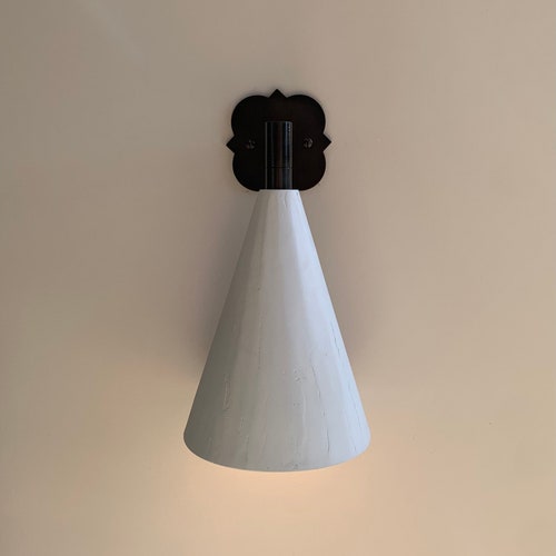 Plaster Cone Wall Light - Etsy Norway