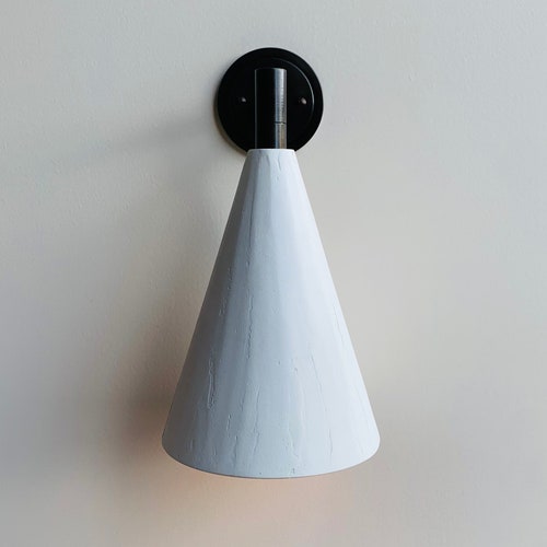 Plaster Cone Wall Light - Etsy Norway