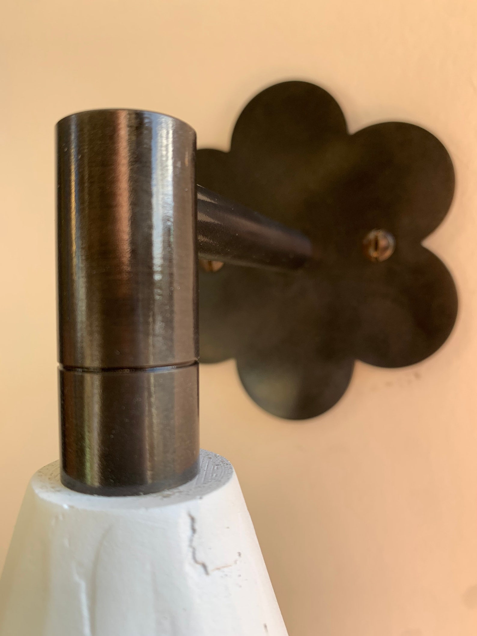 Plaster Cone Wall Light - Etsy