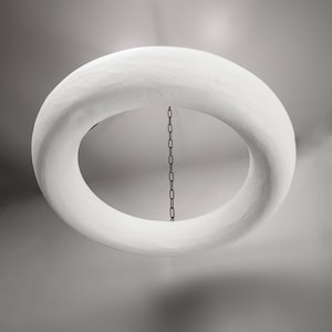 The Plain Halo Plaster Chandelier Pendant Light - Etsy