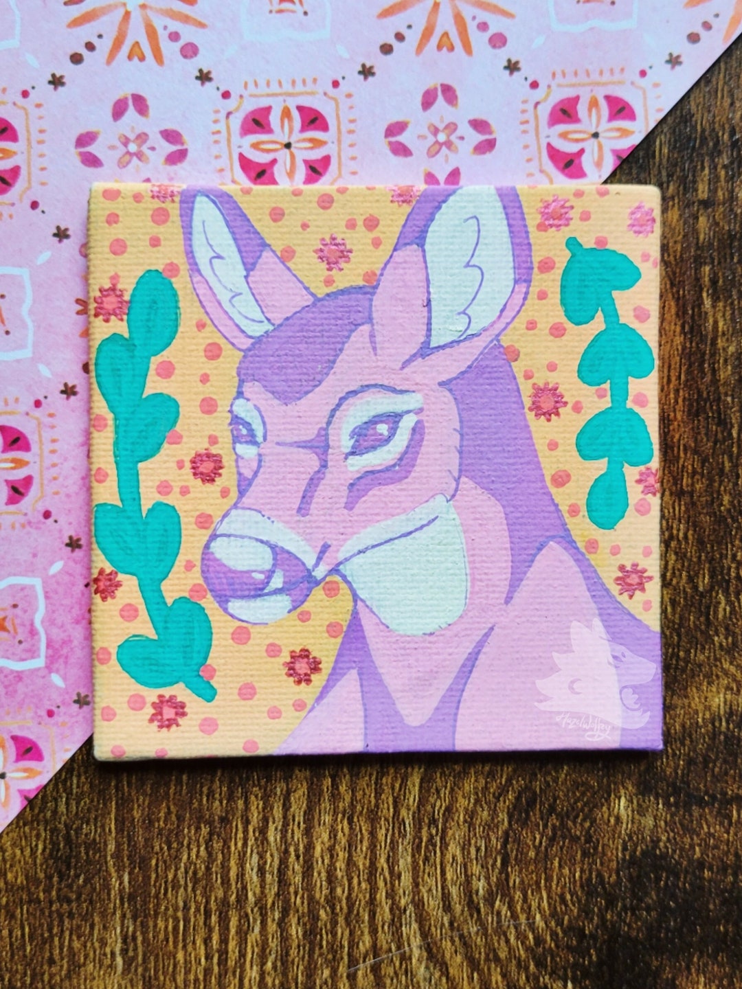 Arizona Fawn Original Deer Art Posca Marker Painting - Etsy