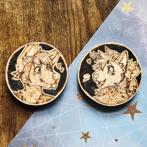 Custom Wood-burned Magnets Animal, Pet & Furry - Etsy