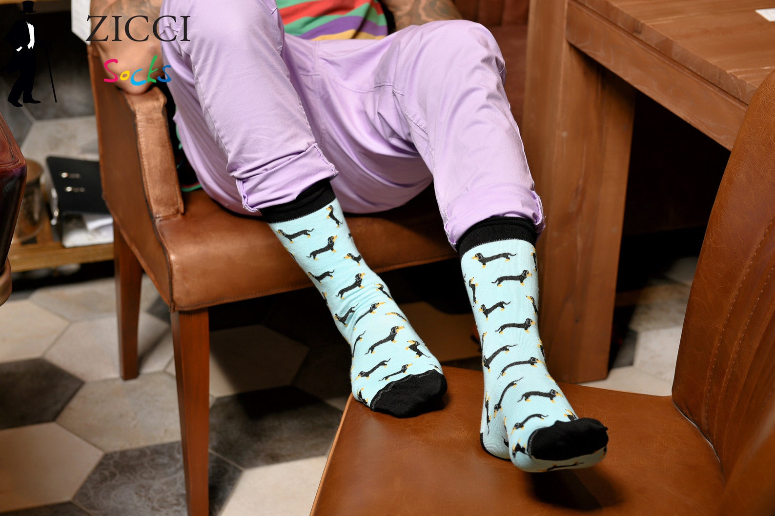 Dachshund Socks Happy Mens Womens Socks Dress Groomsmen Socks - Etsy