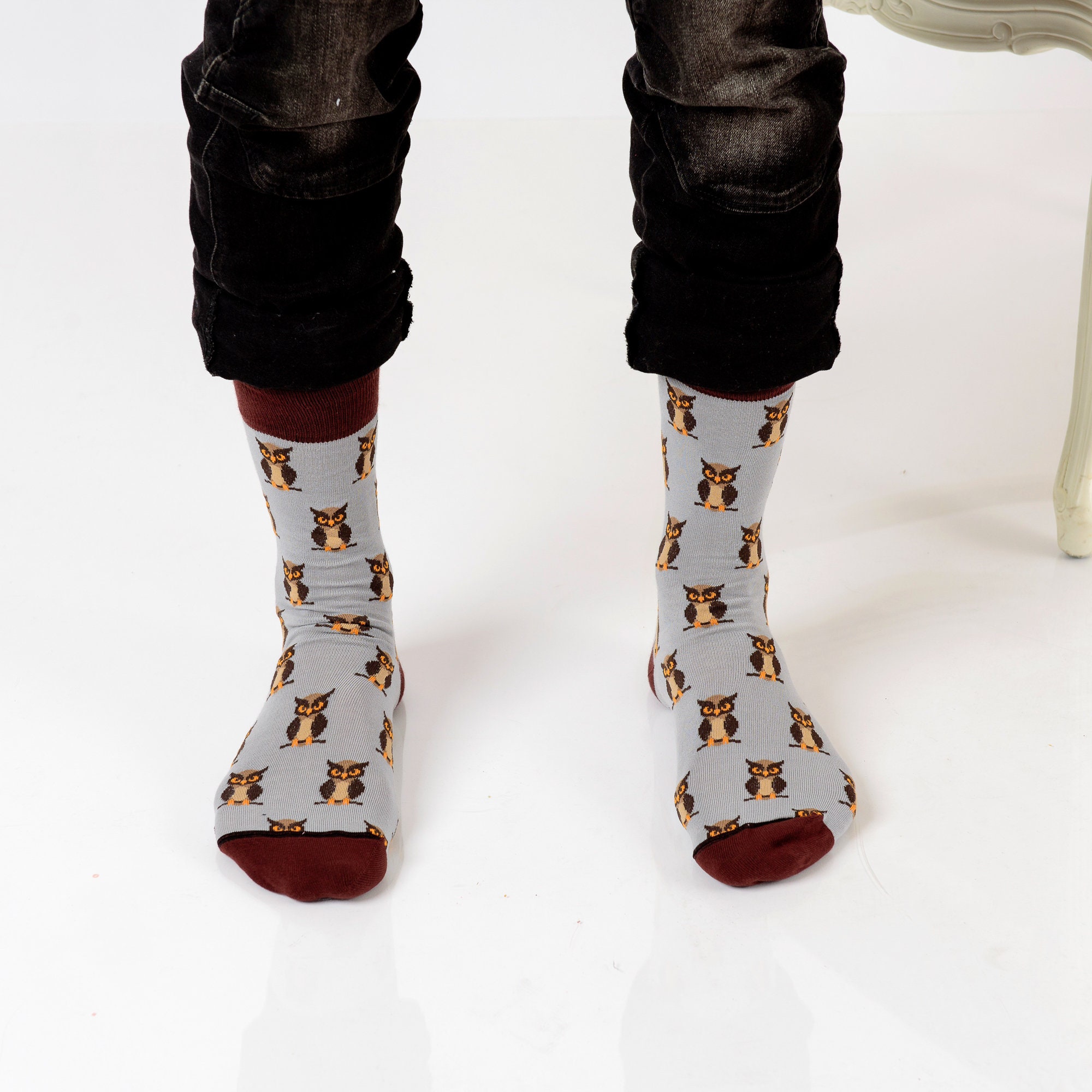 Crazy Socks Funny Men's Dress Socks Gift Box Groomsmen | Etsy