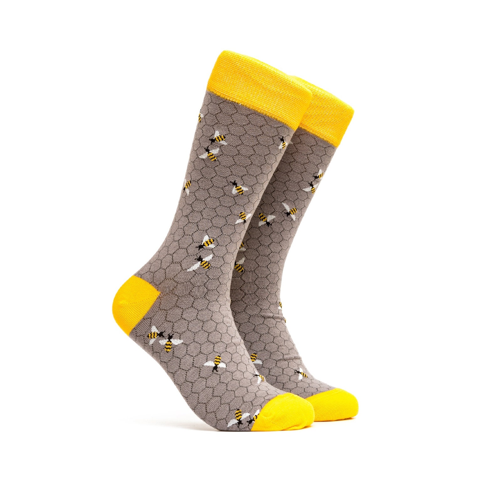 Bees Crew Socks, Honeycomb Cotton Dress Socks - Etsy