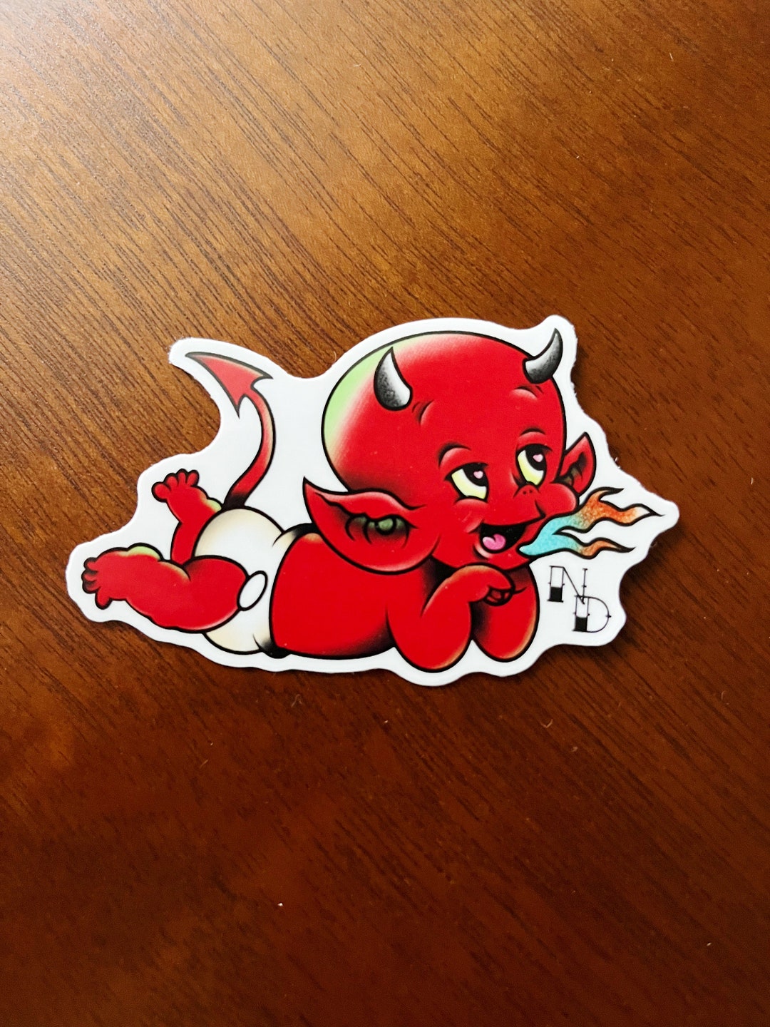 3” Hot Stuff Sticker - Etsy