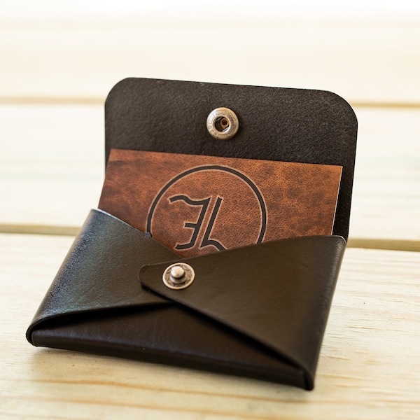Leather Business Card Holder - Etsy