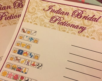 Indian Pictionary - Etsy