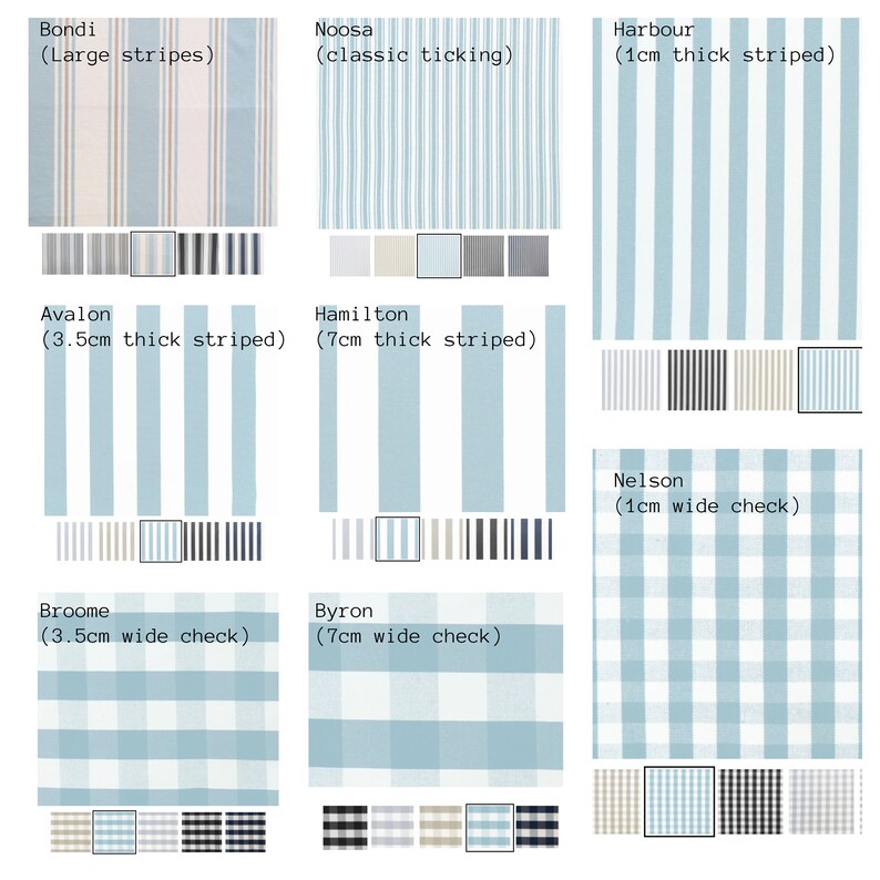 Hampton Style Cushions Classic Hamptons Cushion Covers Made | Etsy ...