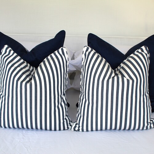 Hampton Style Cushions Classic Hamptons Cushion Covers Made - Etsy