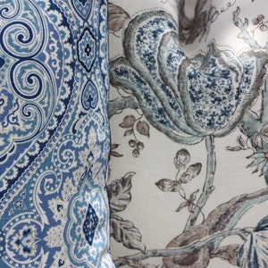 Hampton's Style Cushions, Blue and White Damask Cushion Covers. Hampton ...