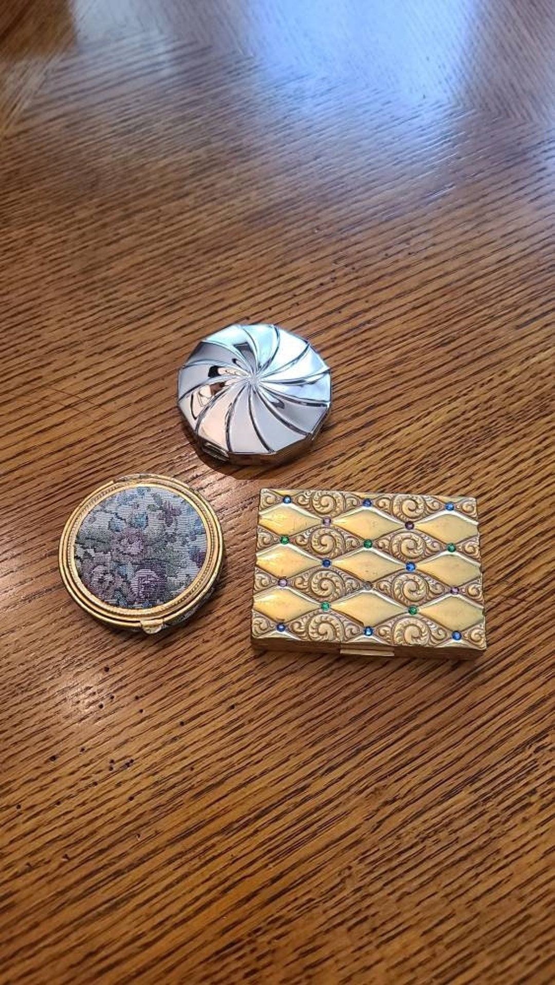 Trio of Vintage Makeup Compacts and Mirrors - Etsy