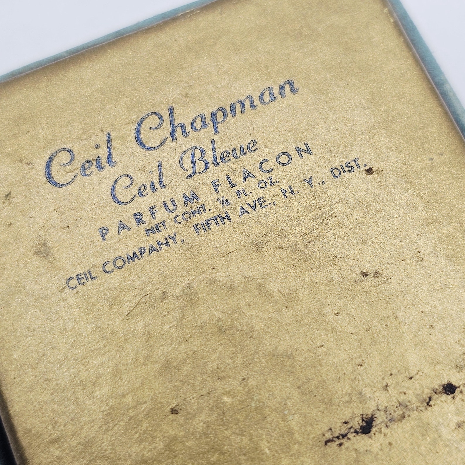 Vintage Ceil Chapman Ceil Bleue Parfum, Original Box & Pouch - Etsy