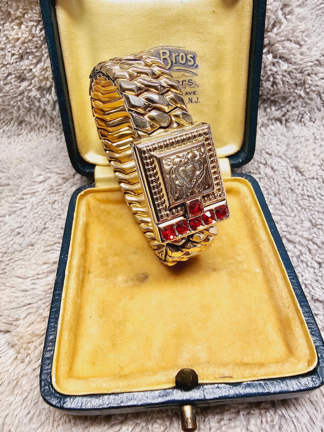 Wonderful Sweetheart Expansion Bracelet From Speidel, Vintage WWII ...