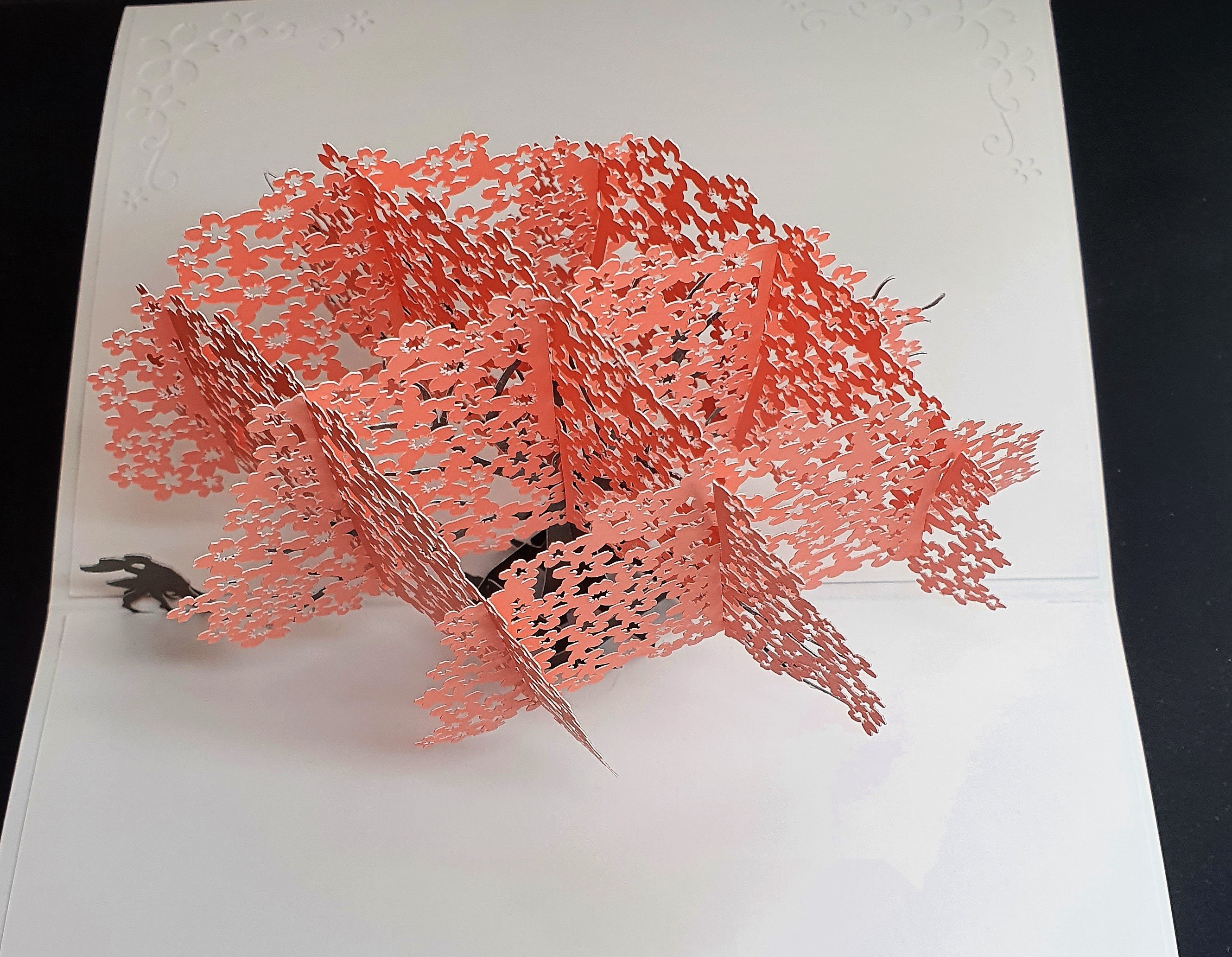 Cherry Blossom Tree Pop up Card SVG TEMPLATE / - Etsy UK