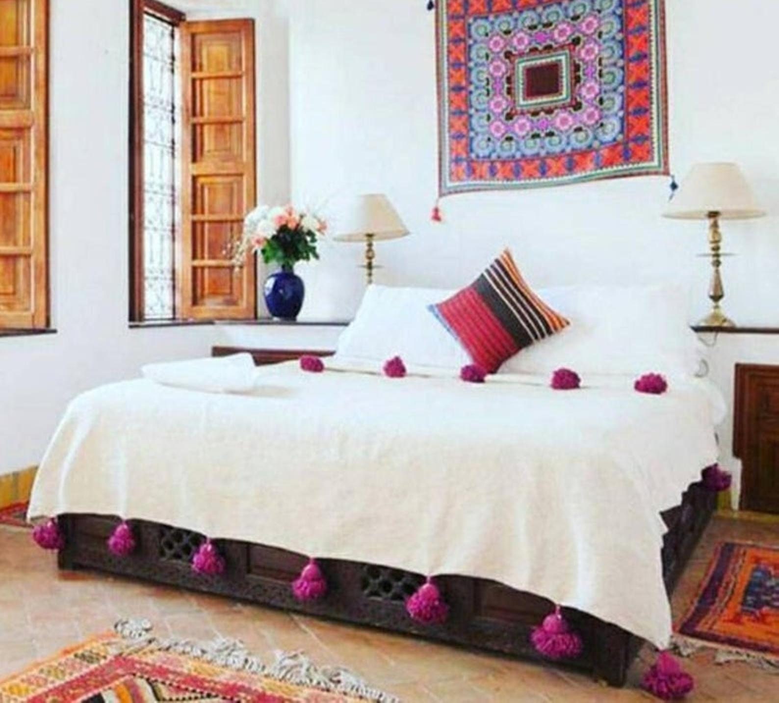 Moroccan Bedding Purple