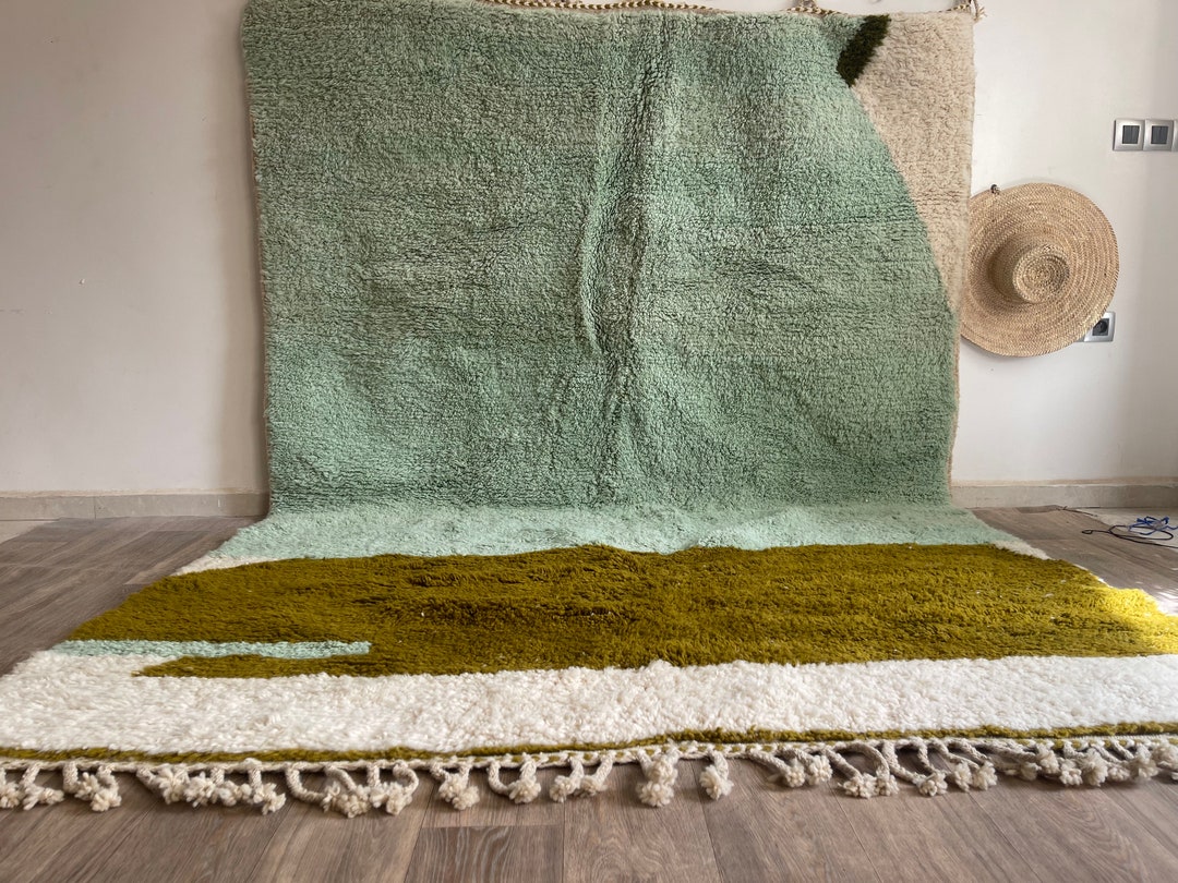 Moroccan Rug Traditional - Moroccan Hand Knotted Rug , Rug for Living ...