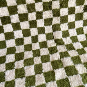 Green Checkered Rug Checkered Rug Green Moroccan Rug Moroccan Rug Beni ...