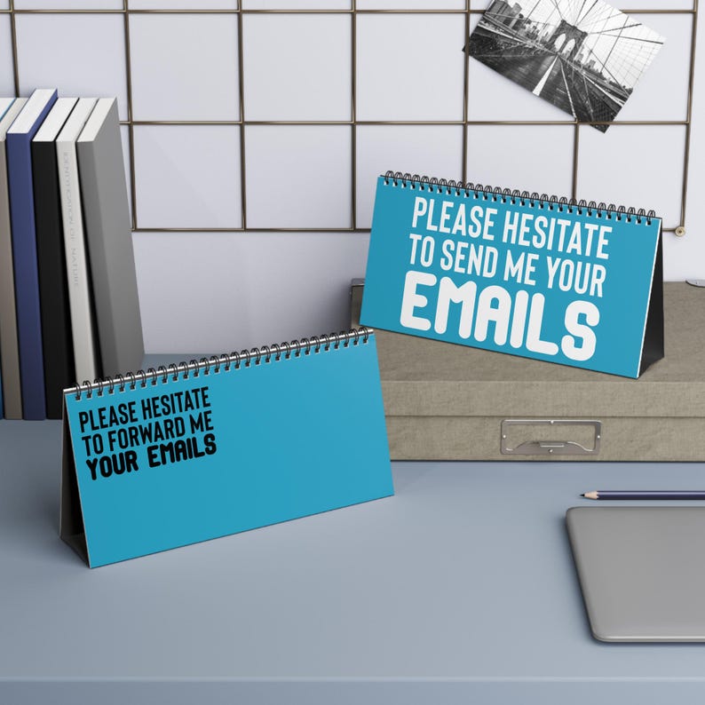 2026 Funny Office Humor Desktop Calendar, Coworker Gag Gift - Etsy
