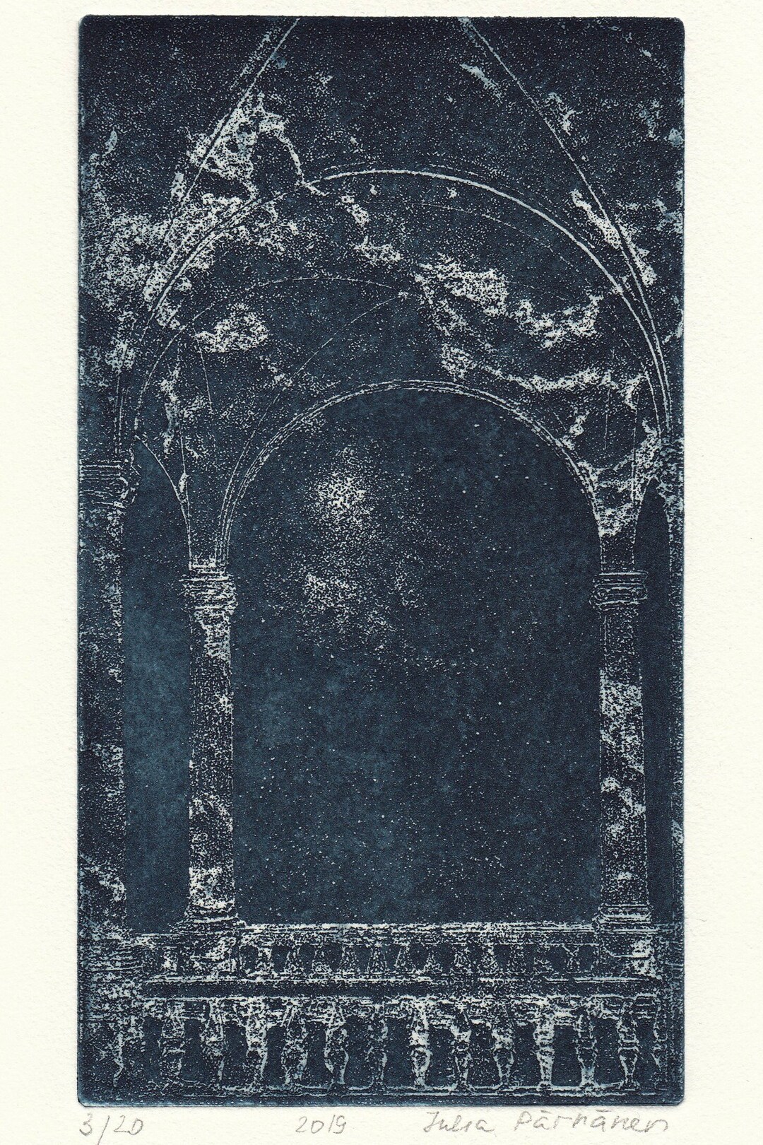 Marble Night, Etching, Aquatint. - Etsy