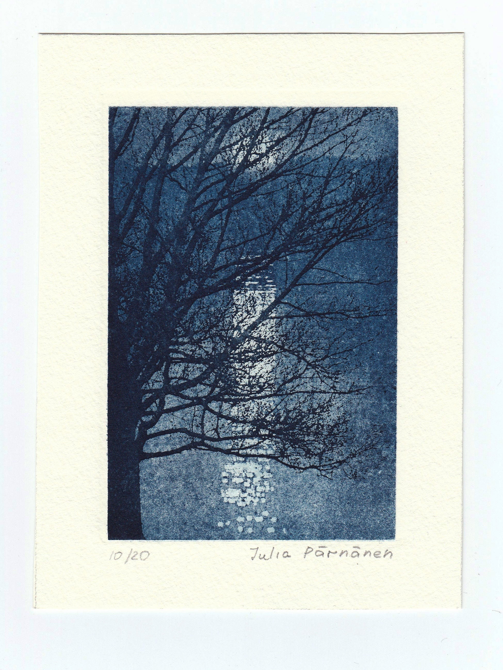 Sunset on a Lake Etching & Aquatint - Etsy