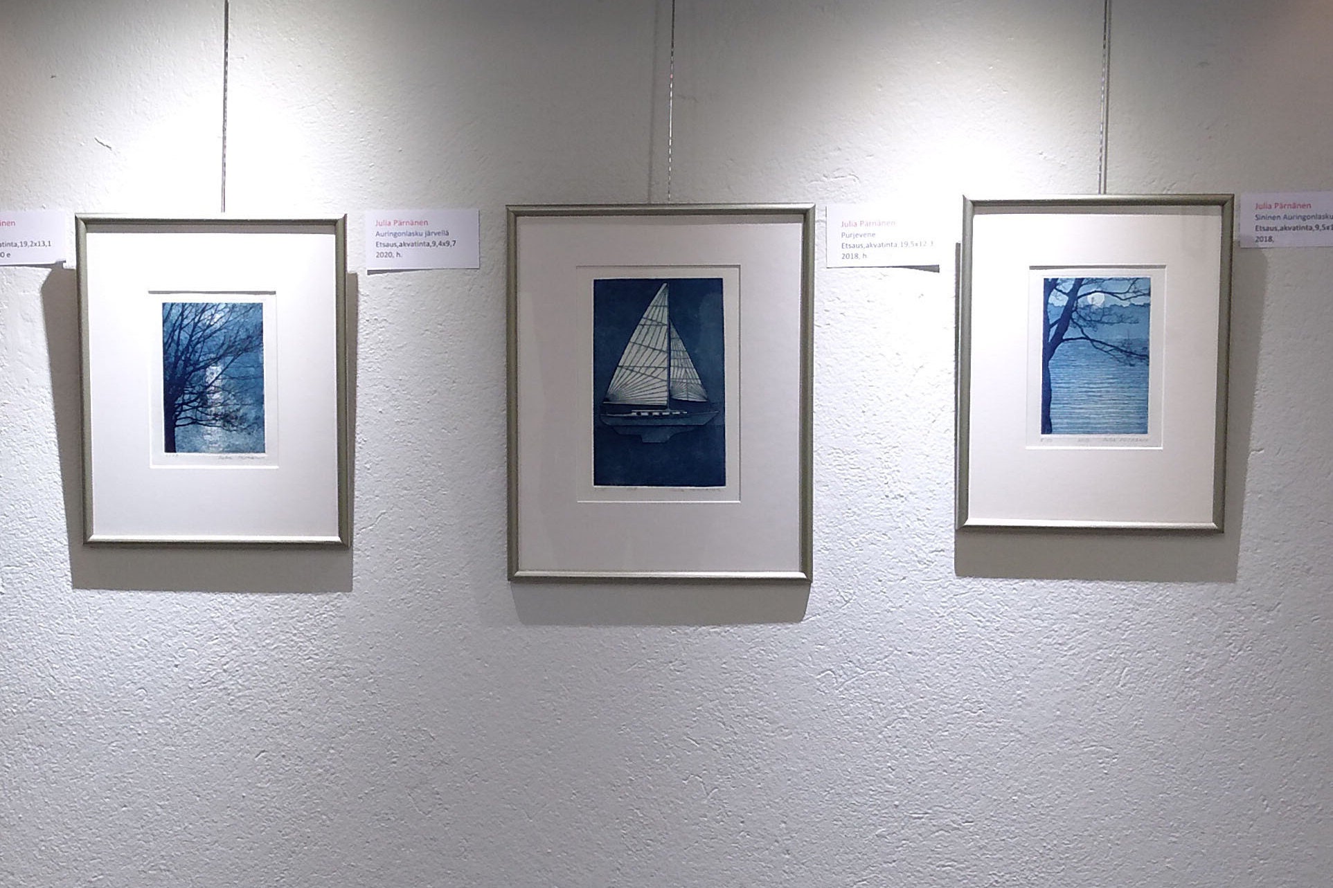 Blue Sunset. Etching, Aquatint. - Etsy Australia